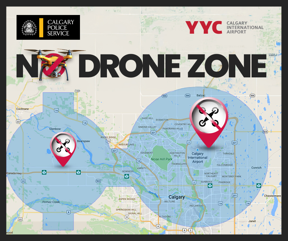 Calgary Airports reinforce ‘No Drone Zone’ ahead of summer travel