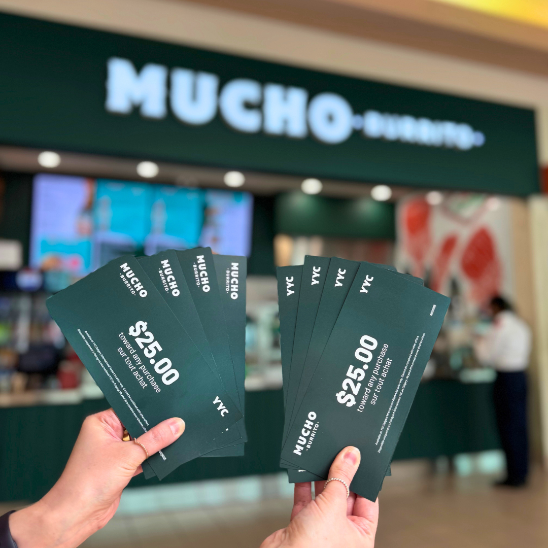 Mucho Burrito is now open at YYC – Win $100 of gift certificates!
